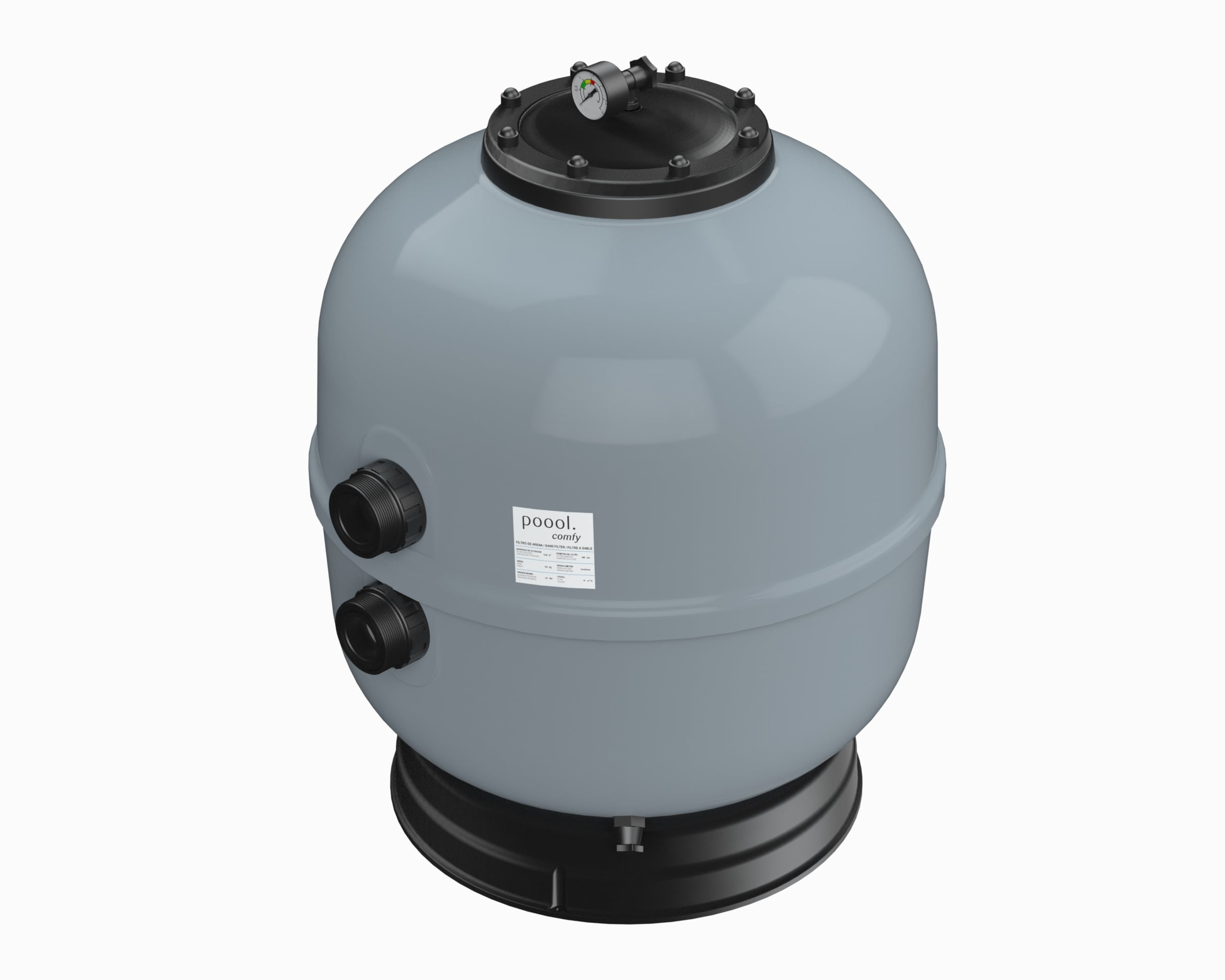 A. Zandfilter SND 600 - Side Mount • DK-Pools